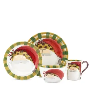 VIETRI Old St. Nick 4-piece Place Setting - Animal Hat