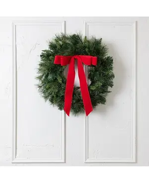 COCOBELLA Meri Holiday Wreath - Red
