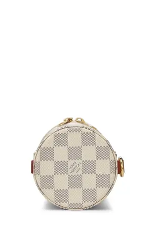 LOUIS VUITTON Damier Azur Porte-bouteille - White