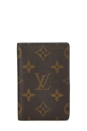 LOUIS VUITTON Monogram Canvas Organizer De Poche - Brown
