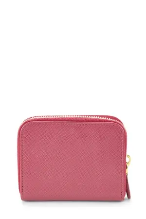 Prada Saffiano Zip Around Coin Purse