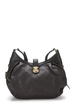 LOUIS VUITTON Louis Vuitton Monogram Mahina Leather XS Bag Brown