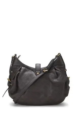 LOUIS VUITTON Monogram Mahina Leather Xs Bag - Brown