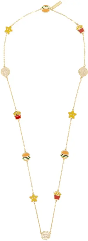 A BATHING APE BAPE Gold Baby Milo Necklace - Gold