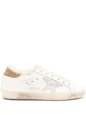GOLDEN GOOSE Super-star Leather Sneakers - White