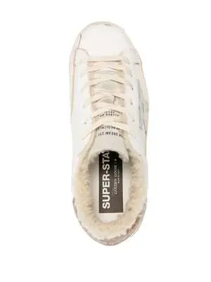 GOLDEN GOOSE Super-star Leather Sneakers - White
