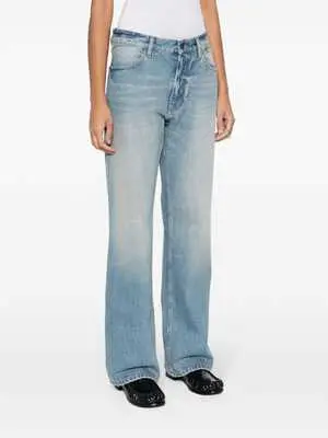 Gauchère Low-rise Wide-leg Jeans