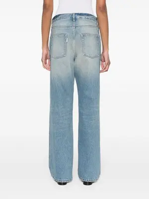 Gauchère Low-rise Wide-leg Jeans