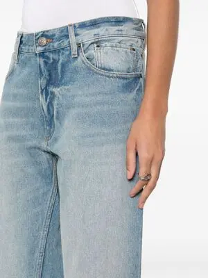Gauchère Low-rise Wide-leg Jeans