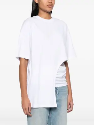 Gauchere Asymmetric Cotton T-shirt