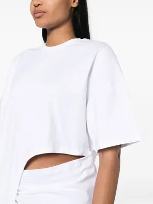 Gauchere Asymmetric Cotton T-shirt
