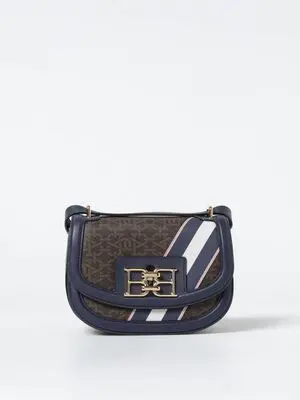 Bally Coated Fabric And Leather Bag
