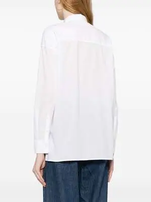JAMES PERSE Spread-collar Poplin Shirt - White
