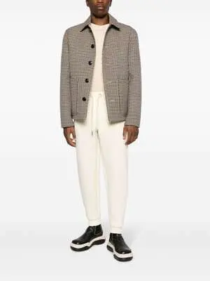 Ami Logo Patch Track Pants - White