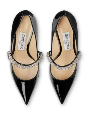 JIMMY CHOO Bing 65mm Patent Leather Pumps - Black