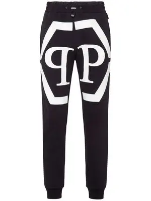 Philipp Plein Logo-print Track Pants - Black