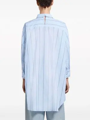 Marni Long-length Striped Cotton Shirt