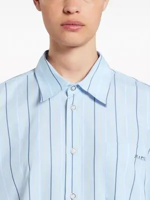 Marni Long-length Striped Cotton Shirt