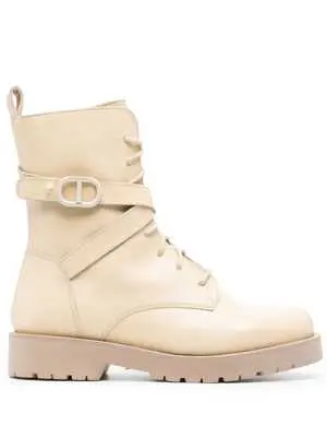 TWINSET 40mm Leather Ankle Boots