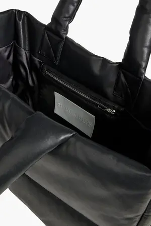 STAND STUDIO Dafne Quilted Faux Leather Tote