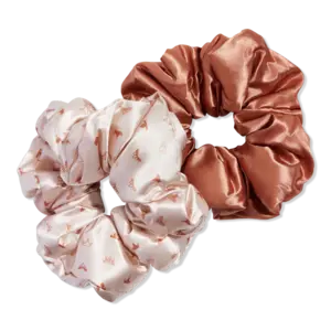 KITSCH Disney X Desert Crown Satin Pillow Scrunchies - One-color