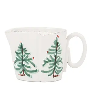 VIETRI Lastra Holiday Creamer - Green