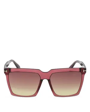TOM FORD Square Sunglasses, 58mm