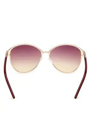 TOM FORD 59mm Round Frame Sunglasses