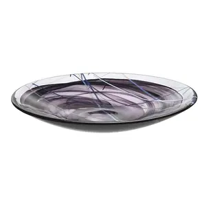 KOSTA BODA Contrast Dish - White/white Black