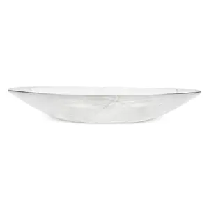 KOSTA BODA Contrast Dish - White/white