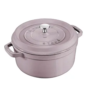 STAUB Round Cocotte, 5.5 Quart - Lilac