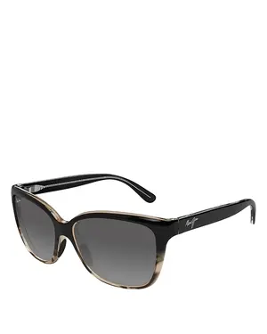 Maui Jim Starfish Cat Eye Sunglasses - Black With Tortoise