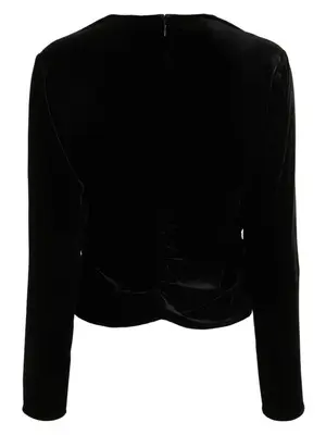 Veronica Beard Pelona Velvet Blouse