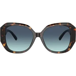 Tiffany & Co. Tiffany & Co. 55mm Square Sunglasses Brown/blue Gradient