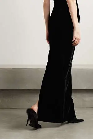 Wardrobe.NYC Velvet Maxi Skirt