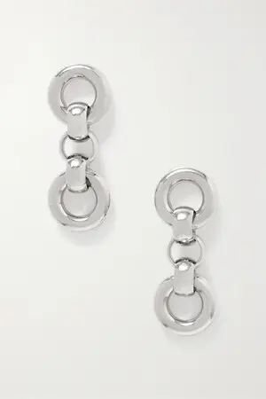 LAURA LOMBARDI Net Sustain Cinzia Earrings - Silver