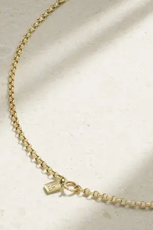 BY PARIAH Net Sustain 14-karat Recycled Belcher Chain Necklace