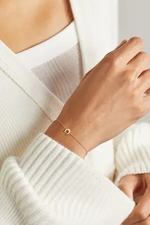 JENNIFER MEYER Mini Horseshoe Diamond Bracelet