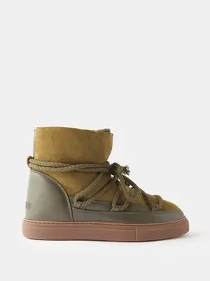 Inuikii Inuikii - Classic Suede Lace-up Boots - Womens - Khaki - 37 EU/IT - Green