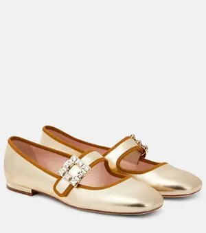 Roger Vivier Gold Tone Shoes For Women