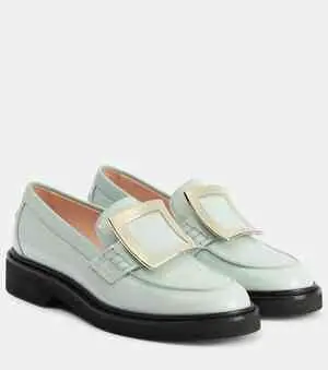 ROGER VIVIER Viv' Rangers Loafers - Blue