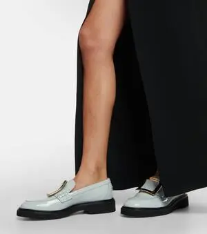 ROGER VIVIER Viv' Rangers Loafers - Blue