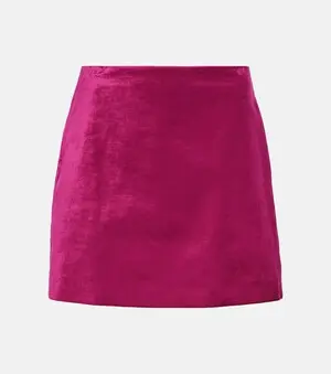 Veronica Beard Bohemia Velvet Miniskirt