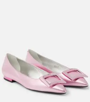 Roger Vivier Pointed Toe Flats For Women