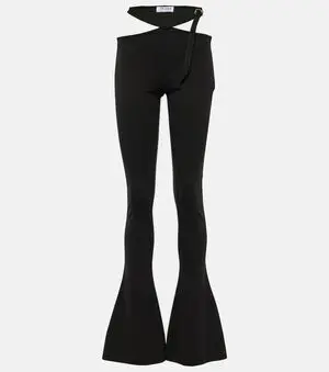 Attico Cutout Flared Pants