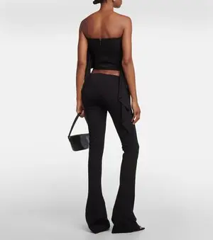 Attico Cutout Flared Pants