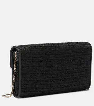 ROGER VIVIER Bouquet Mini Tweed Clutch