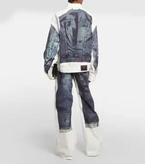 JEAN PAUL GAULTIER Tattoo Denim Jacket