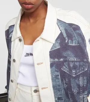 JEAN PAUL GAULTIER Tattoo Denim Jacket