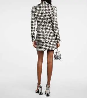 Veronica Beard Miller Dickey Houndstooth Blazer